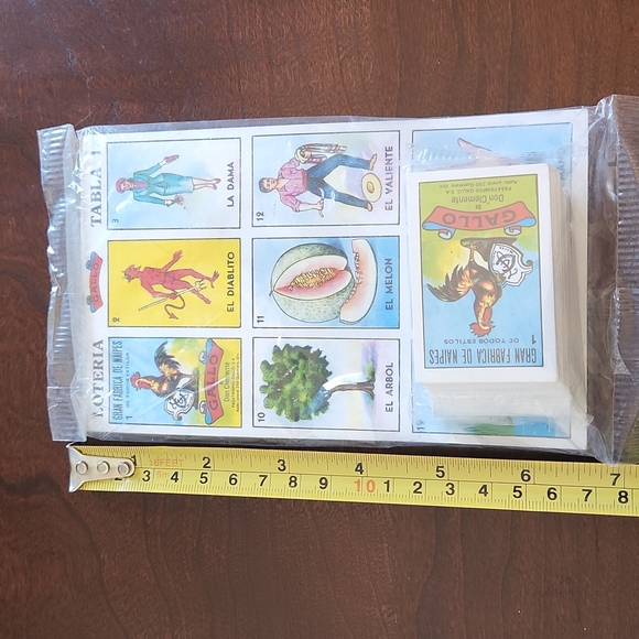 Games | Mexican Bingo Game Loteria In Spanish Large And Small Set ...
